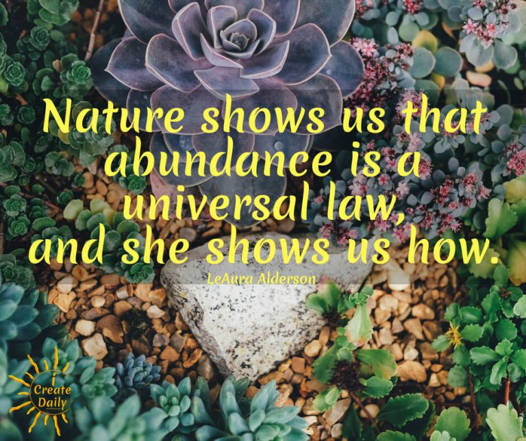 Creativity and the Law of Abundance - Creators & Creativity - iCreateDaily