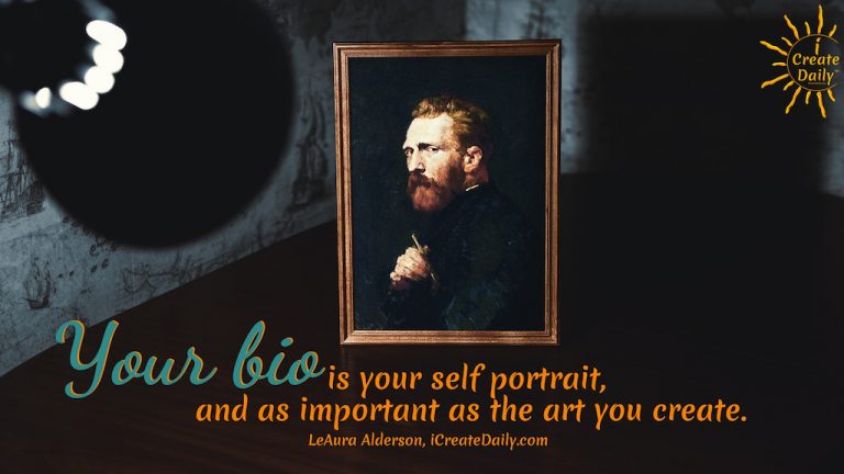 The Best Artist Bios and Art Descriptions Tell a Story... - iCreateDaily
