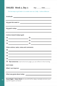 Monthly Goals: a 30 Day Action Plan - Goals, Habits & Productivity