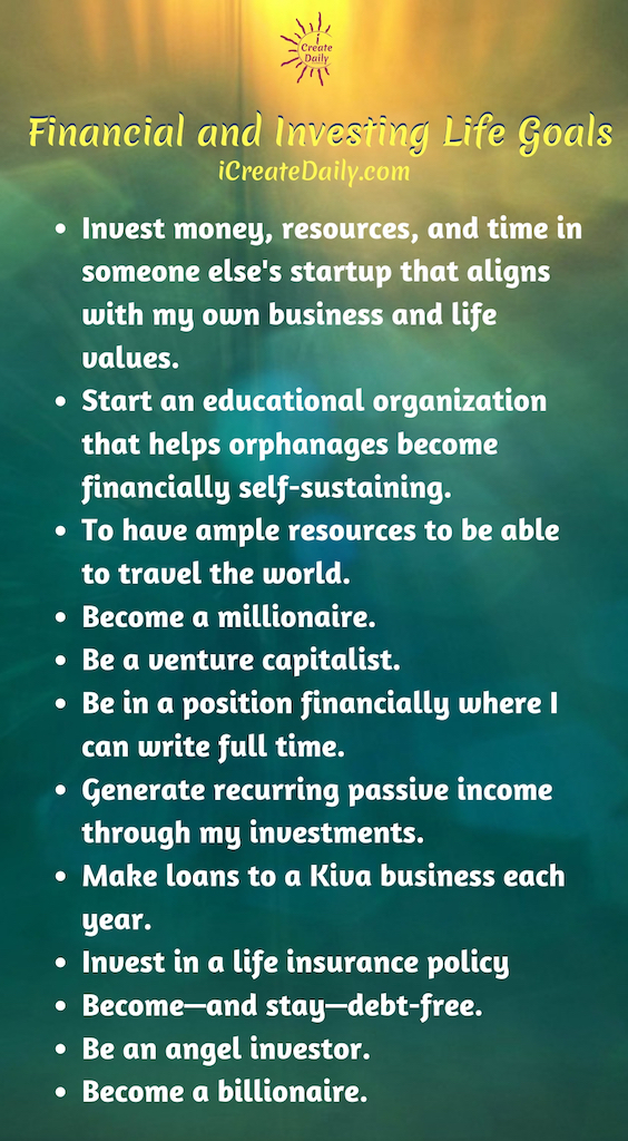 100+ Life Goals List for Ideas and Inspiration - Goals, Habits ...