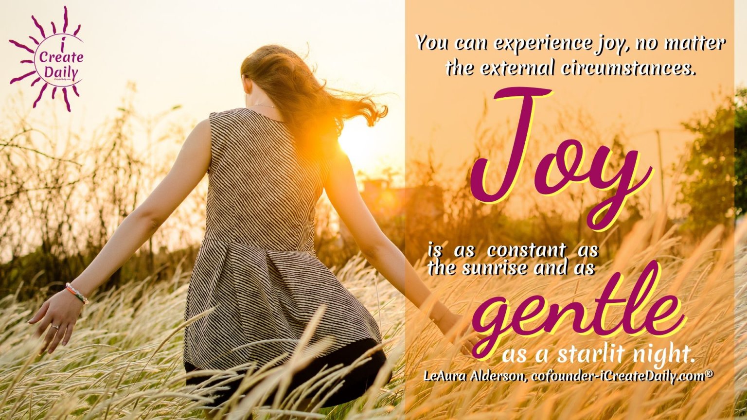 50+ Joy Quotes - a Perspective on Life - iCreateDaily - Quotes