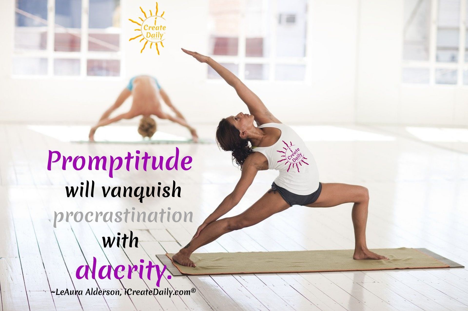 Don't Procrastinate - Do the Work - iCreateDaily