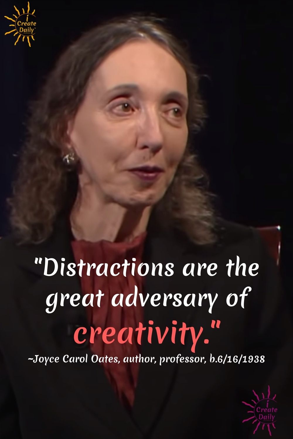 Joyce Carol Oates Quotes & Wisdom from a Prolific Successful Author ...