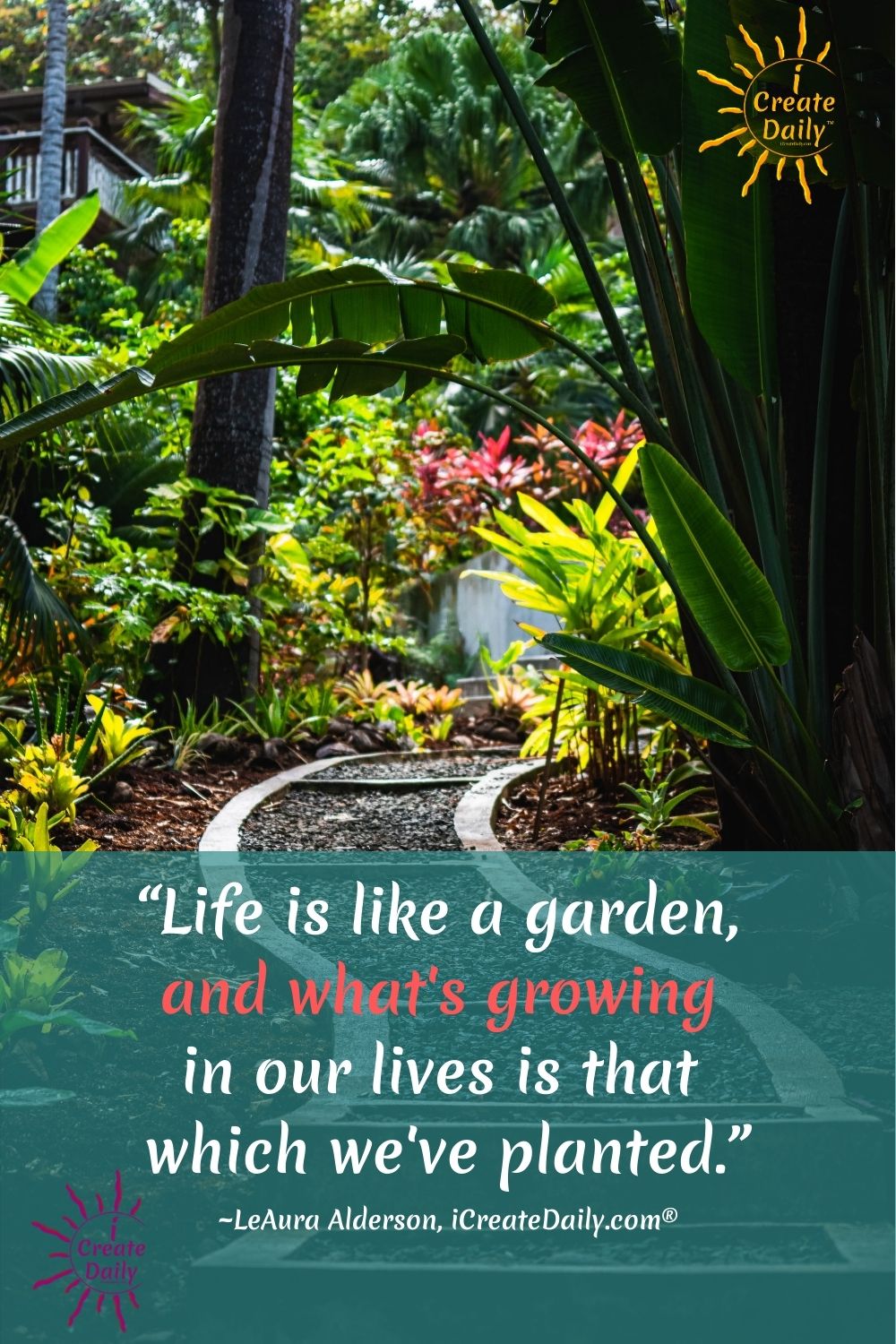 What You Focus on Grows - A Garden Metaphor - iCreateDaily - Personal ...