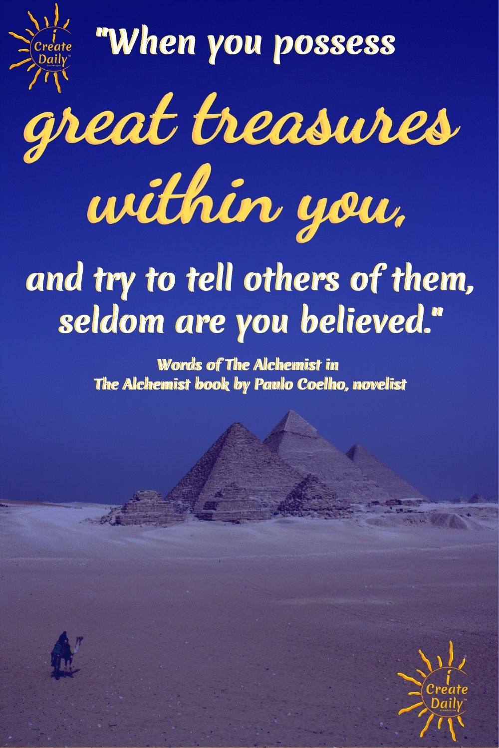 The Alchemist Quotes by Paulo Coelho in His Famous Novel - iCreateDaily