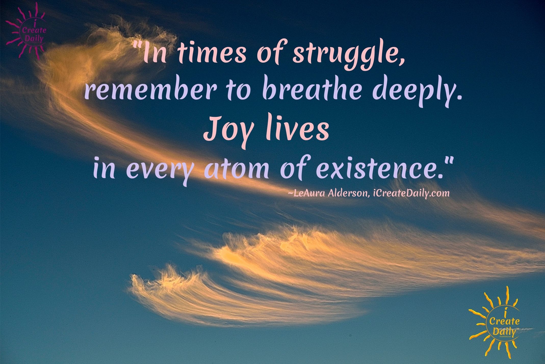 50+ Joy Quotes - a Perspective on Life - iCreateDaily - Quotes