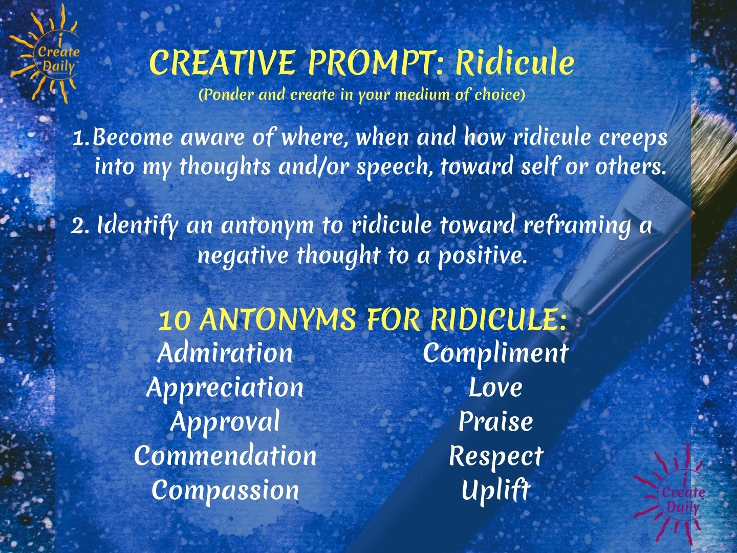 Ridiculous Ridicule and How to Get Rid of Ridicule - iCreateDaily